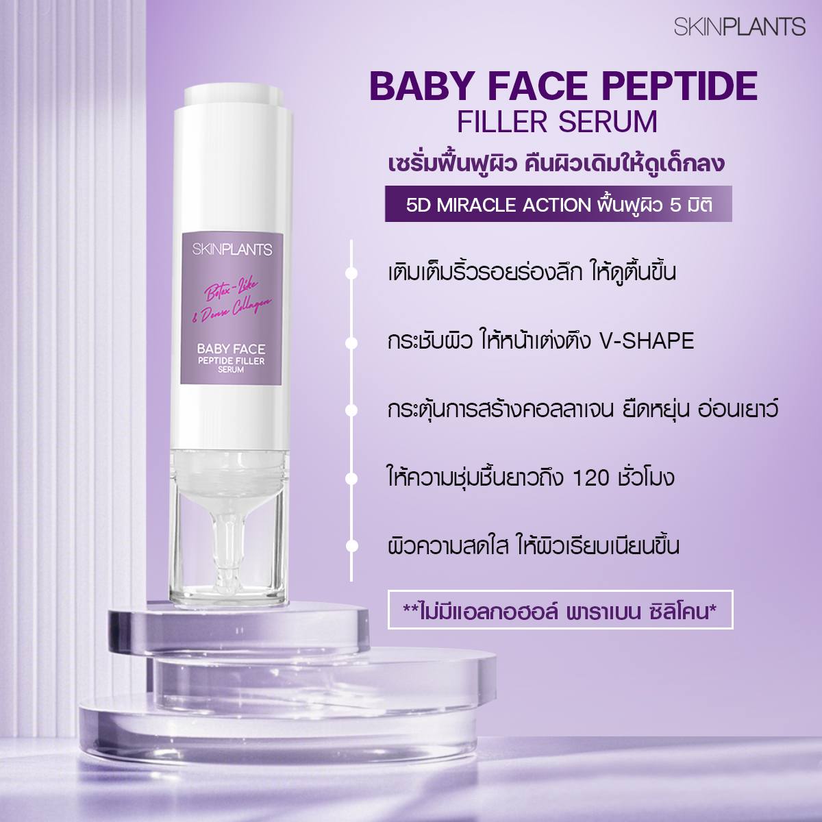 Baby Face Peptide Filler Serum – Skinplants